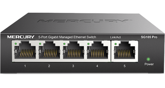 SG105 Pro 5口全千兆智能网管交换机 - 水星网络官方网站