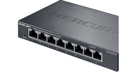 SG108 Pro 8口全千兆智能网管交换机 - 水星网络官方网站